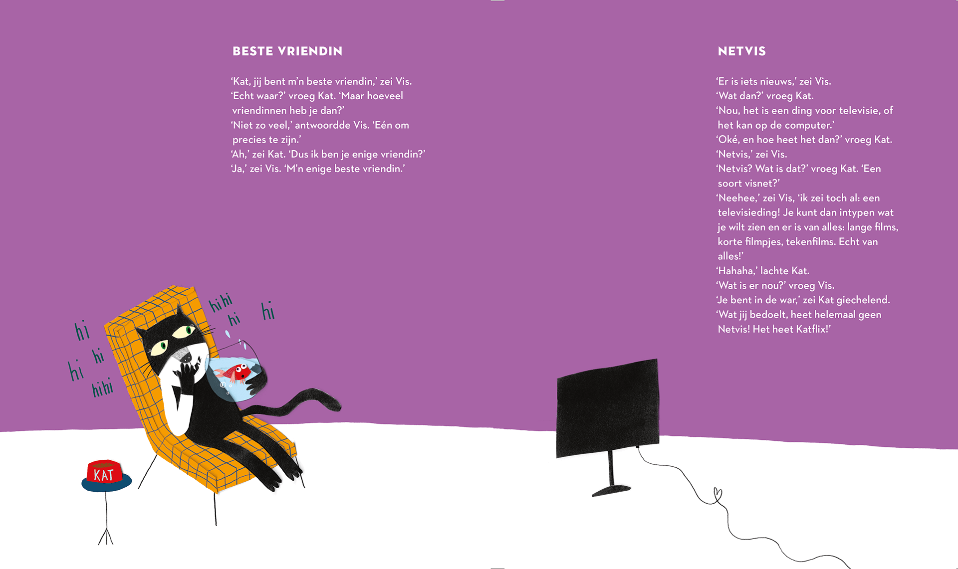 Kat en Vis - Boek – Loes Riphagen